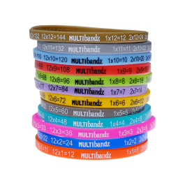 Multibandz Learn Maths Times Table Wristband Education Aid Bracelet