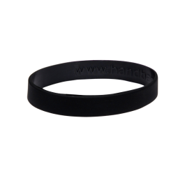 Black Wristband | Plain Silicone Wristband | Handband